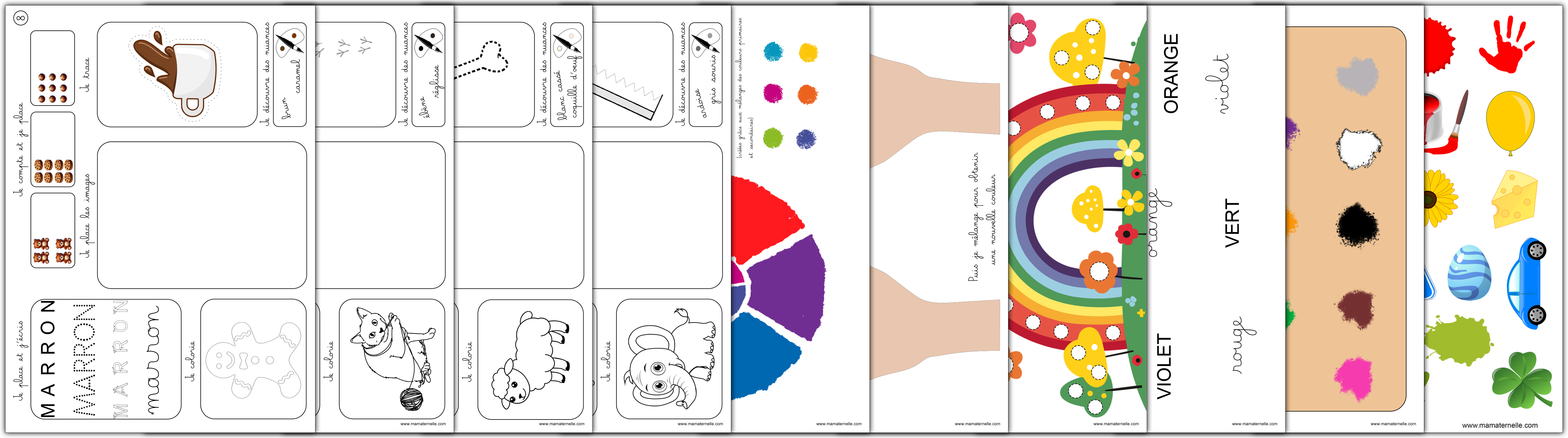 Cahier d'activités : Je découvre les couleurs - Ma Maternelle