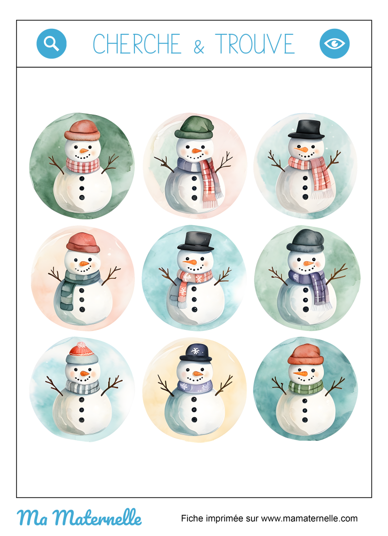 Jeu : cherche et trouve - Ma Maternelle