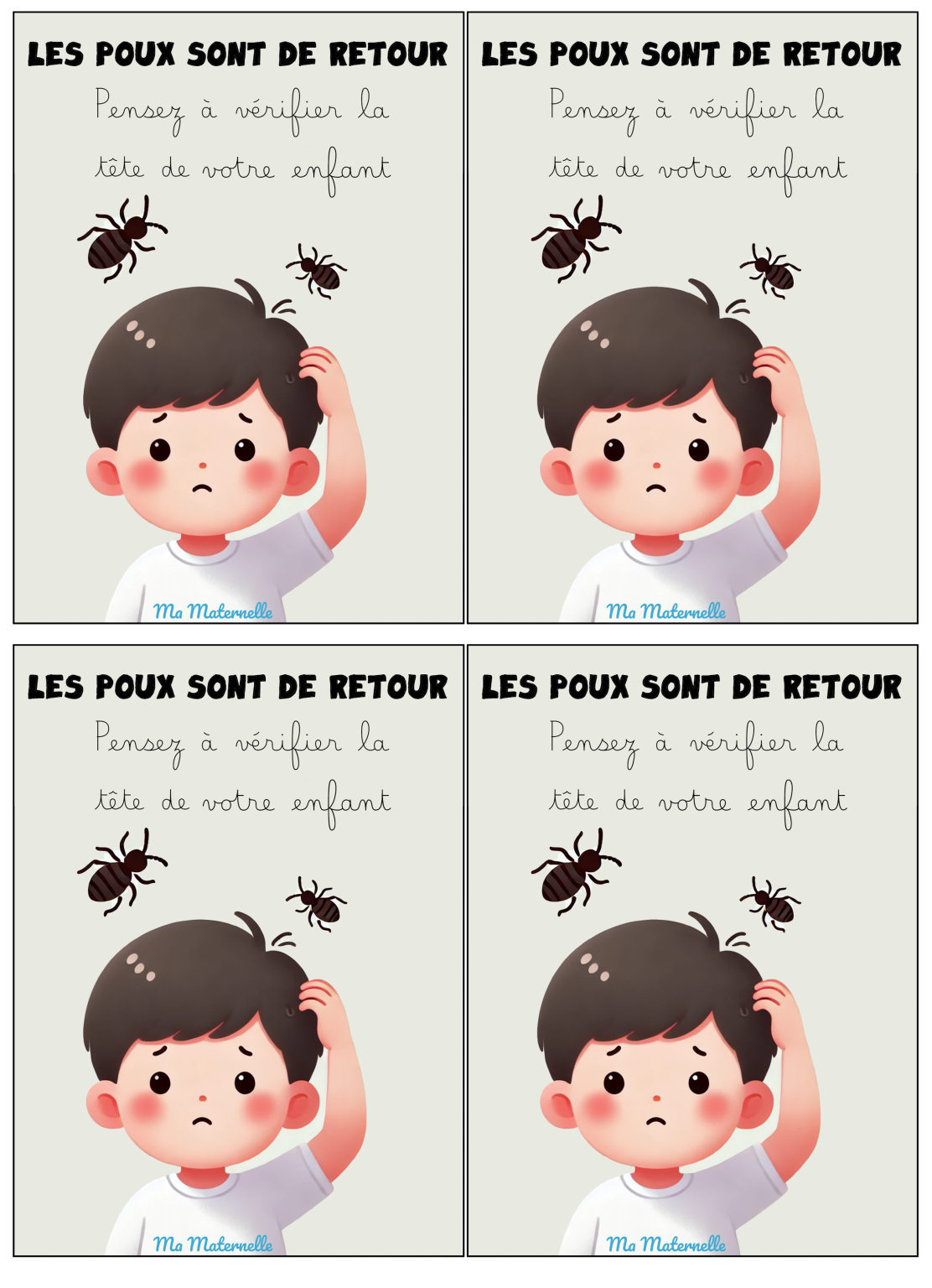 Les poux à l'école maternelle : prévention et solutions naturelles - Ma ...