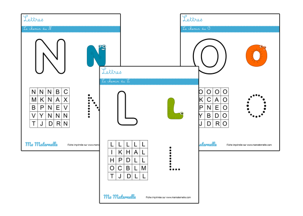 Atelier : le chemin des lettres - Ma Maternelle
