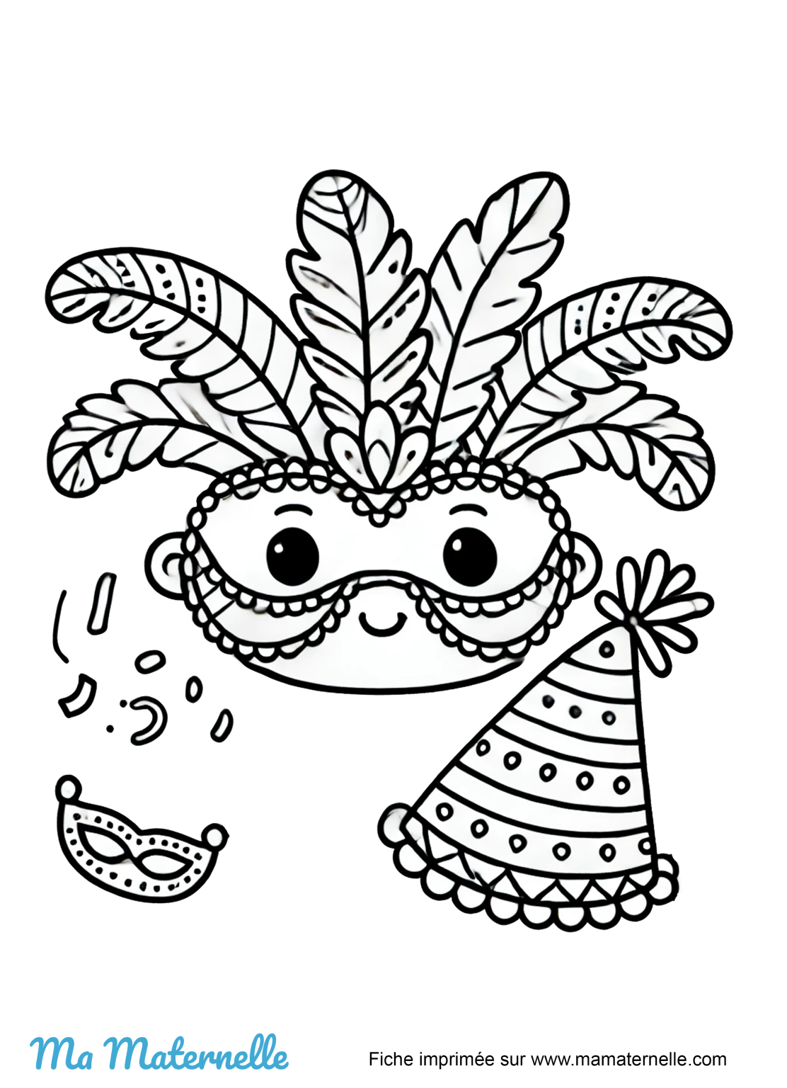 Dessin Carnaval Facile A Faire