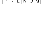 Mon prénom - Ma Maternelle