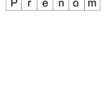 Mon prénom - Ma Maternelle