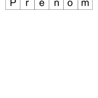 Mon prénom - Ma Maternelle