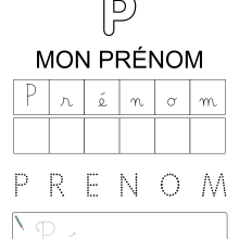 Mon prénom - Ma Maternelle