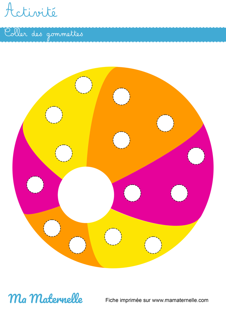 L'utilisation de gommettes en maternelle - Ma Maternelle