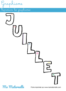 Graphisme : reproduire les graphismes - Ma Maternelle