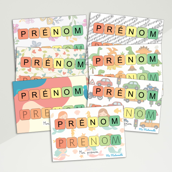 Je découvre mon prénom - Ma Maternelle