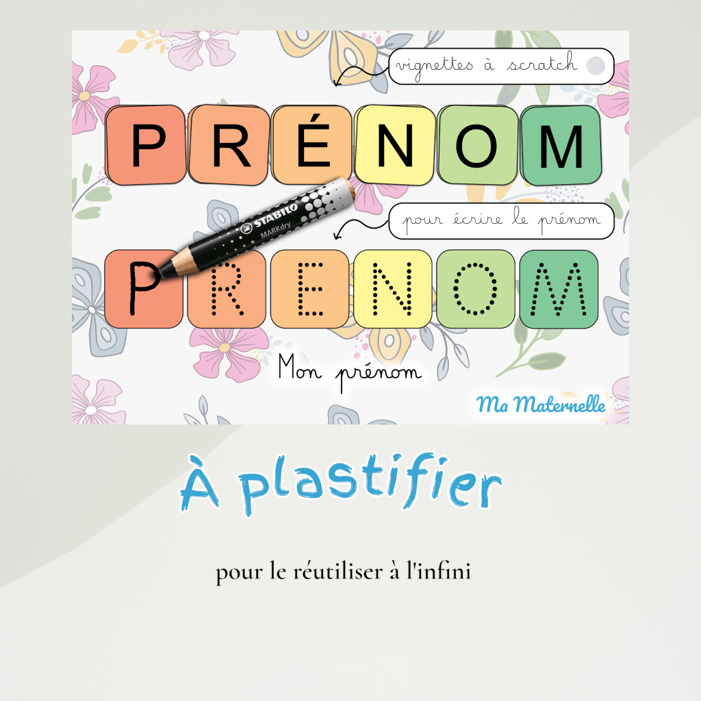 Je découvre mon prénom - Ma Maternelle
