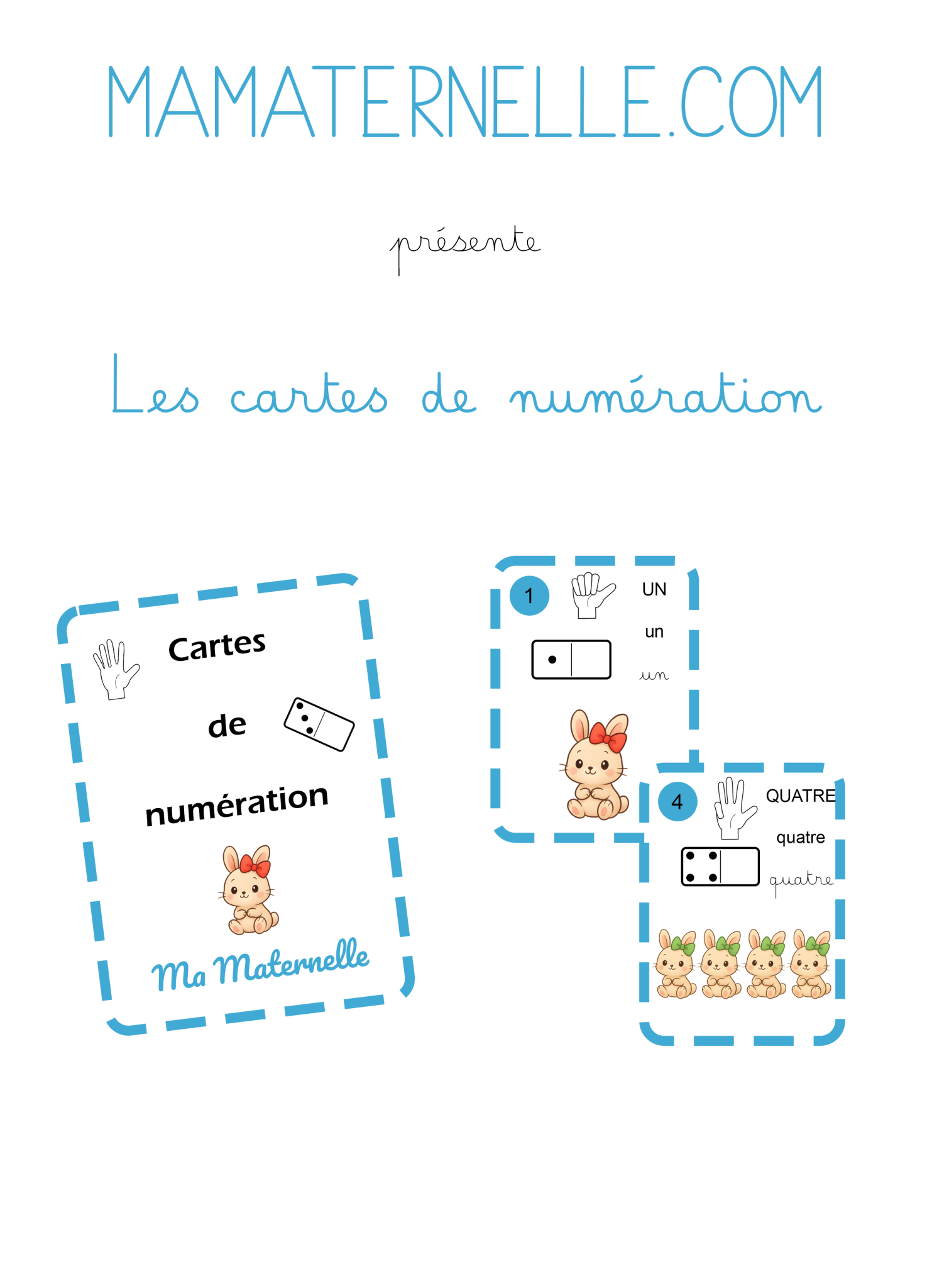 Cartes de numération - Ma Maternelle