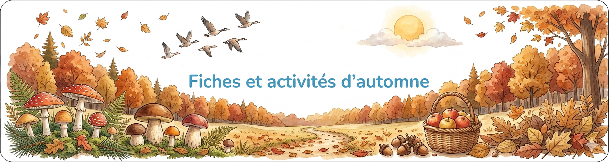 Exercices et activités sur l'automne - Ma Maternelle