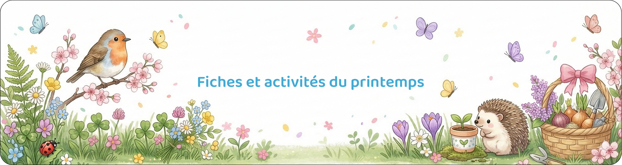 Exercices et activités sur le thème du printemps - Ma Maternelle
